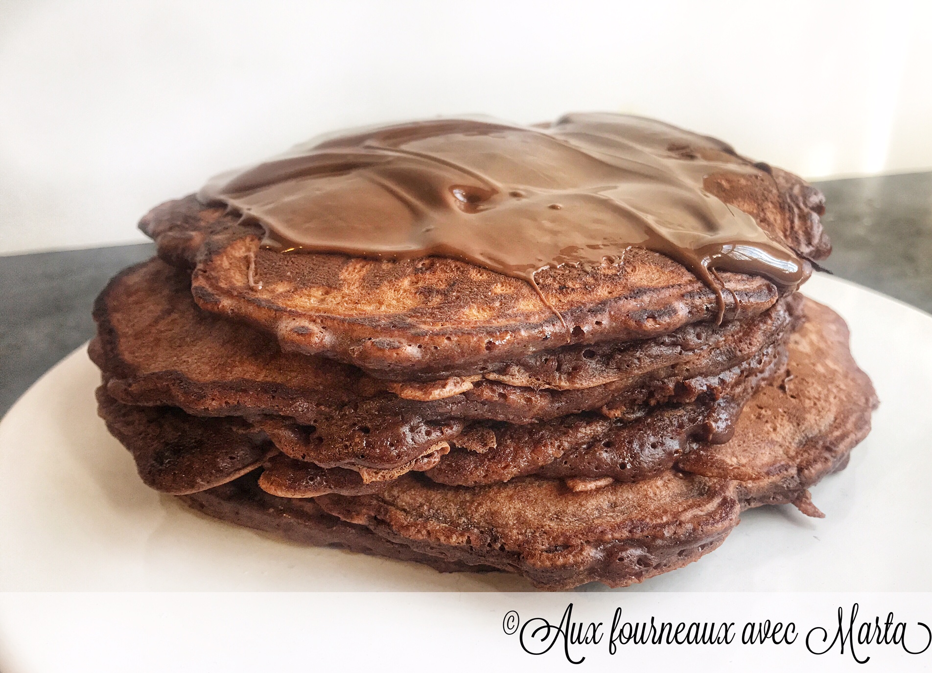Pancakes au chocolat – Aux Fourneaux avec Marta